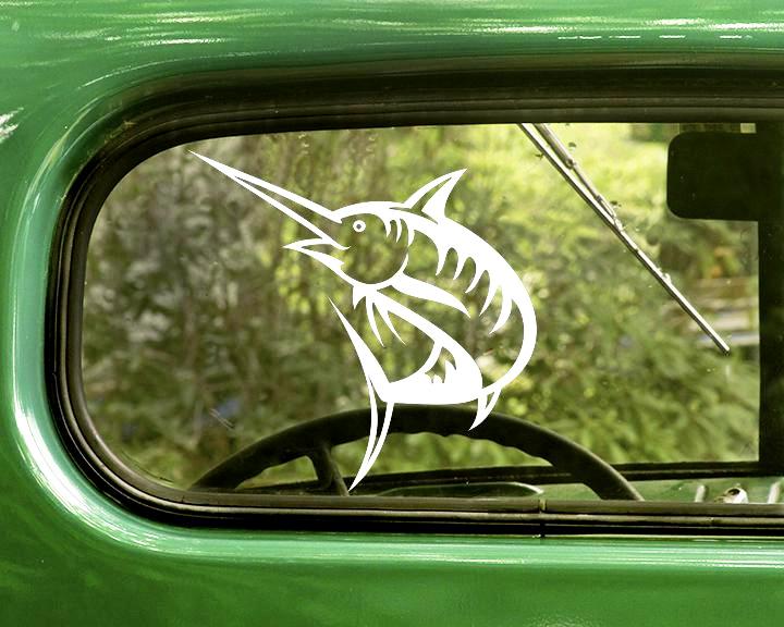 Swordfish Sport Fishing Decal 2 Stickers Bogo – The Sticker And Decal Mafia