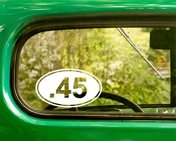 2 .45 ACP Bullet Caliber Decals Sticker – The Sticker And Decal Mafia