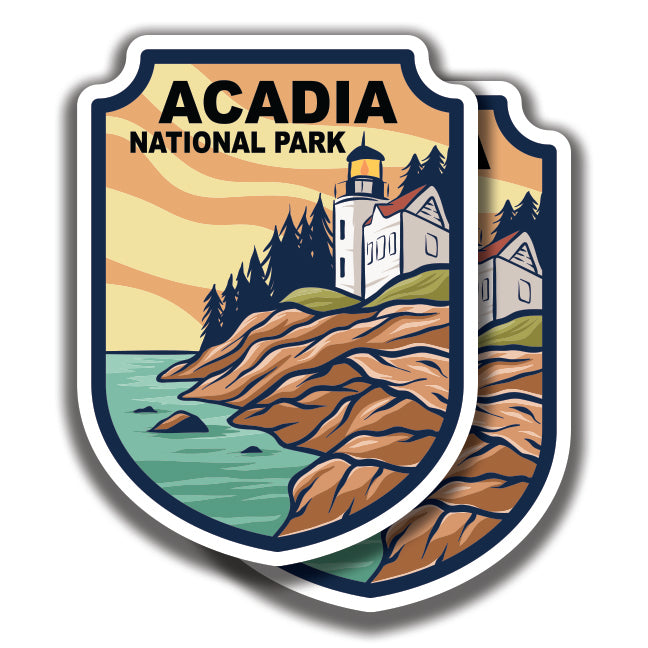 ACADIA NATIONAL PARK DECAL 2 Stickers Bogo – The Sticker And Decal Mafia