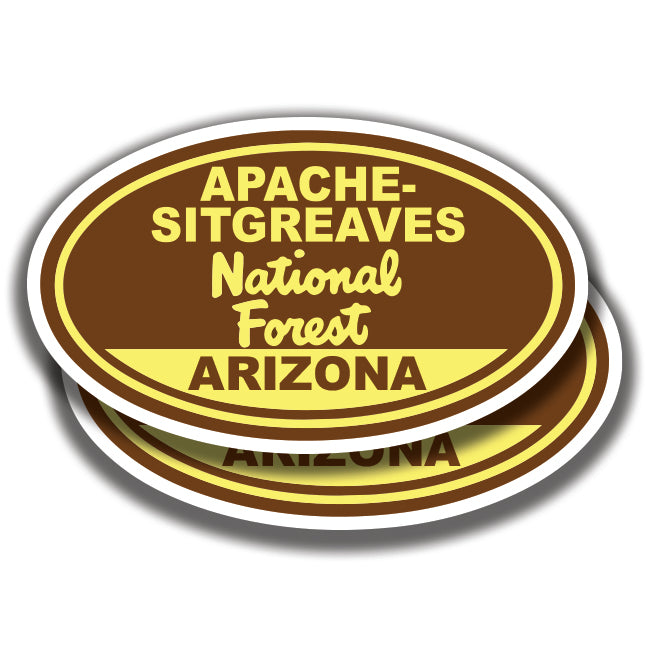 APACHE-SITGREAVES NATIONAL FOREST DECAL 2 Stickers Bogo – The Sticker ...