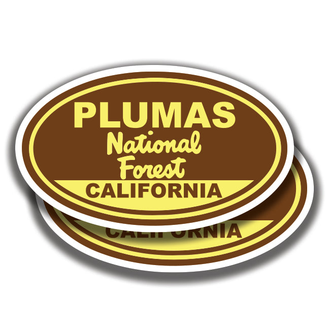 PLUMAS NATIONAL FOREST DECALs California 2 Stickers Bogo – The Sticker ...