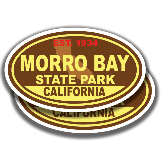 MORRO BAY STATE PARK DECALs California 2 Stickers Bogo – The Sticker ...