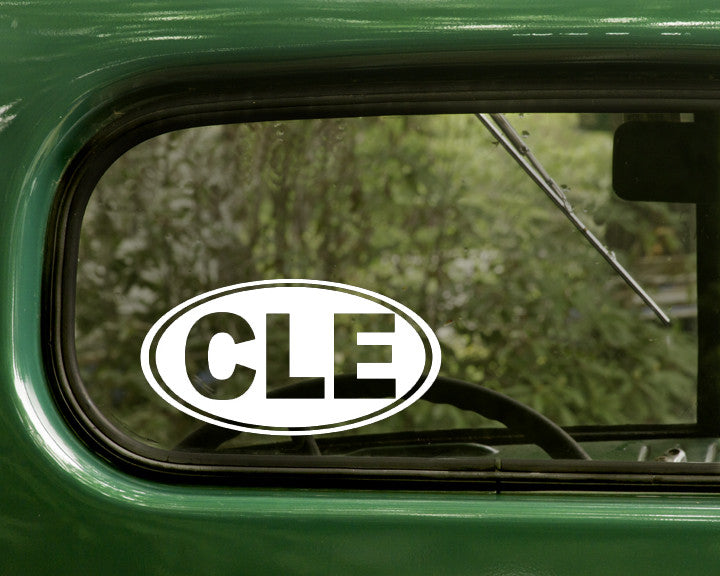 CLE Cleveland Ohio Decal Sticker – The Sticker And Decal Mafia