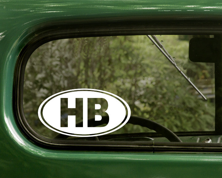 HB Hollywood Beach Decal Sticker Florida – The Sticker And Decal Mafia