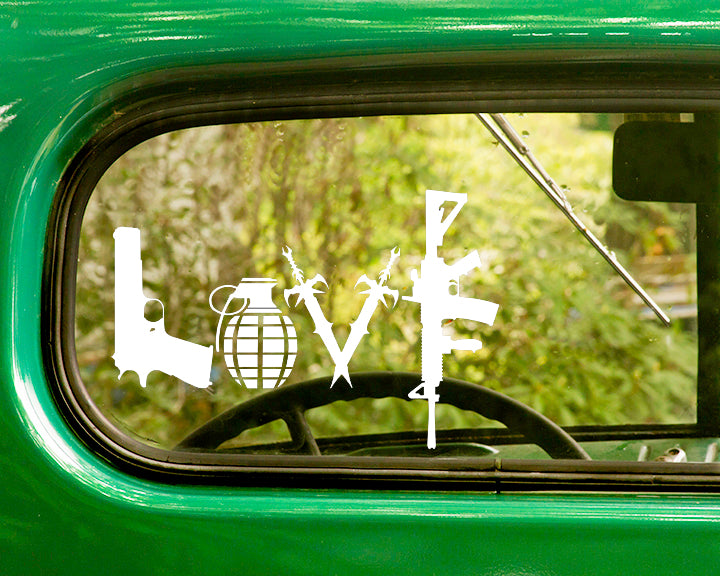 Love Gun Grenade Knife AR-15 Decal Sticker – The Sticker And Decal Mafia