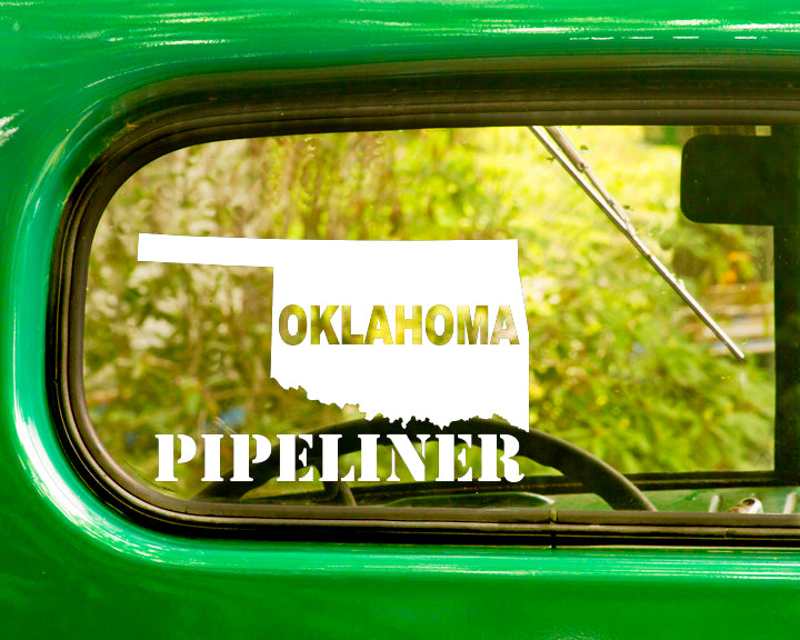 Oklahoma Pipeliner Decal 2 Stickers Bogo – The Sticker And Decal Mafia