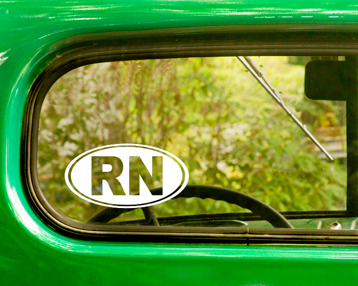 RN or Registered Nurse Sticker Decal – The Sticker And Decal Mafia